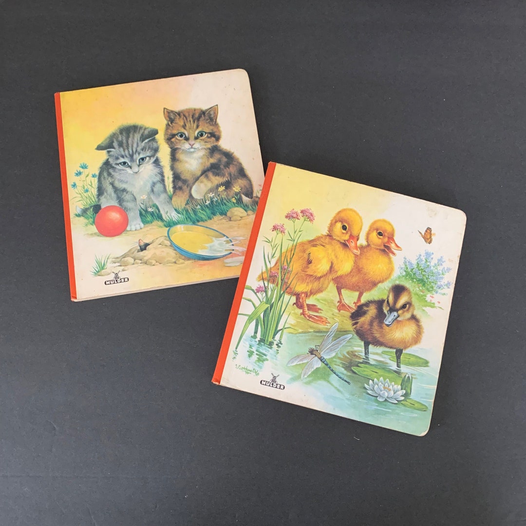 Wordless Animal Picture Books. Vintage Mulder. Printed in Holland ...