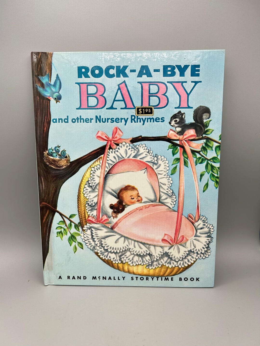 Rock-a-bye Baby and Other Nursery Rhymes. Vintage Rand Mcnally ...