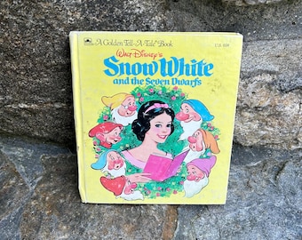1957 Snow White and the Seven Dwarfs - Golden Tell-a-tale Book - Etsy