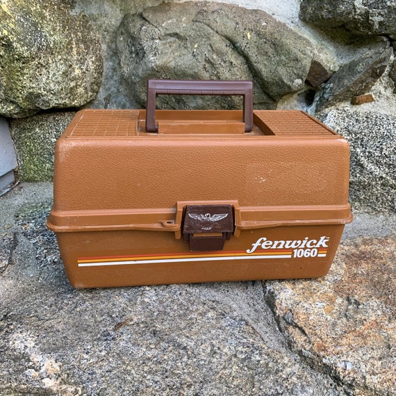Fenwick Tackle Box. Vintage Fishing Gear. 1060. 3 Trays. 23 - Etsy