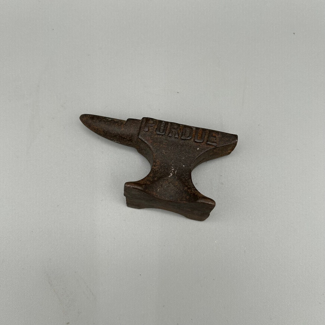Miniature Cast Iron Anvil. Purdue. - Etsy