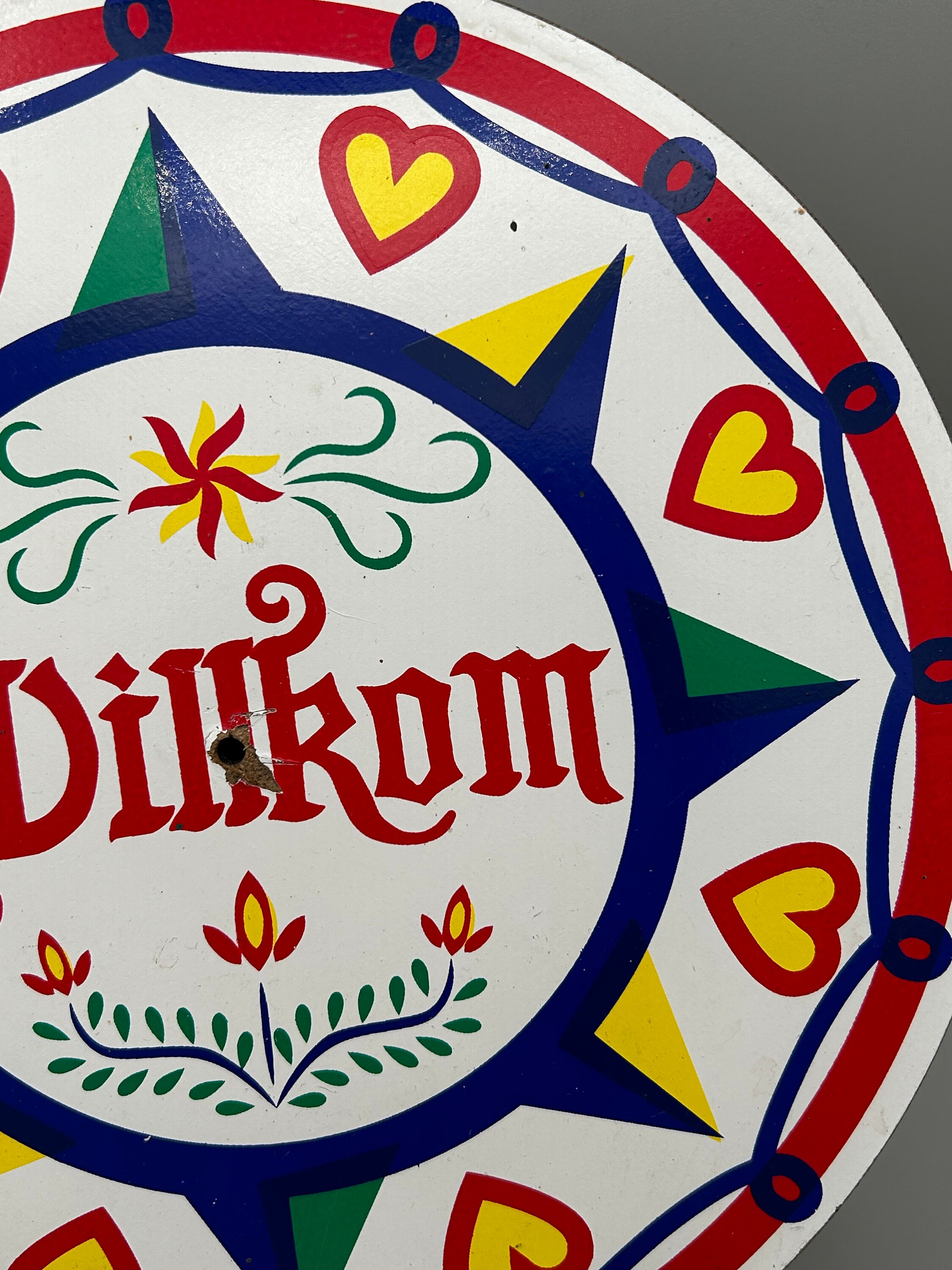 Vintage Pennsylvania Dutch Hex Sign. Wilkom. 7 1/2 Inches. Zook's Dutch Novelties. 1996. - Etsy