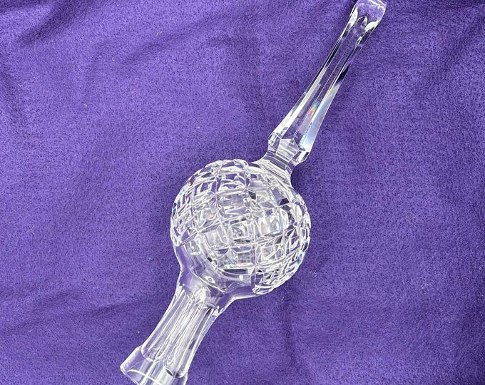 Waterford Crystal Tree Topper. - Etsy