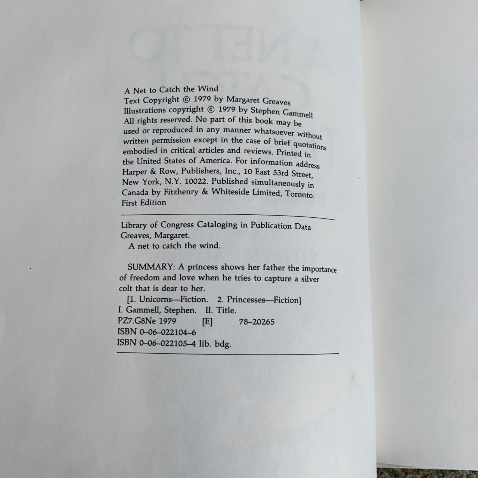 A Net to Catch the Wind. Margaret Greaves. Drawings by Stephen - Etsy