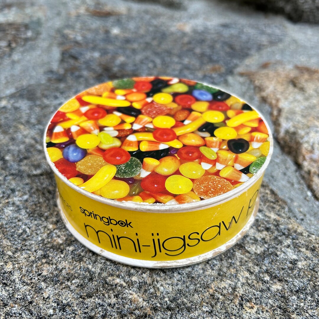 Springbok Mini Jigsaw Puzzle. in Defense of Candy. 7 Inch Round Puzzle ...