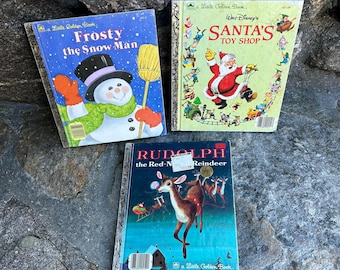 Rudolph the Red Nosed Reindeer, a Big Golden Book - Vintage Hardcover ...