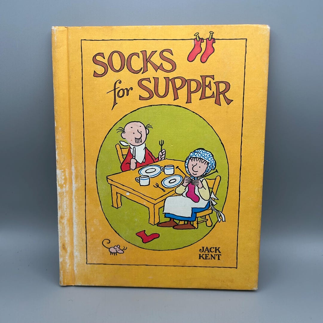 Socks for Supper. Jack Kent. 1978. Vintage Kids Book. Funny Kids Story ...
