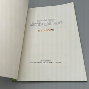 Three Stories About Morris and Boris. by B. Wiseman. Softcover Children ...
