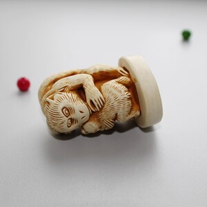 Mother Monkey Miniature Mom and Children Figurine Three Wise - Etsy