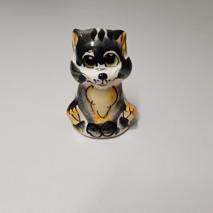 Cats Figurine Christmas Gifts for Cat Lover Sculpture Ceramic - Etsy