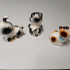 Cats Figurine Christmas Gifts for Cat Lover Sculpture Ceramic - Etsy