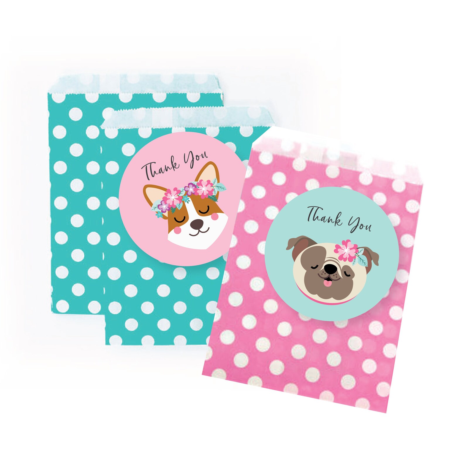 Adopt a Puppy / Certificate / Adoption Sign / Favor Tag / Pink Dog ...