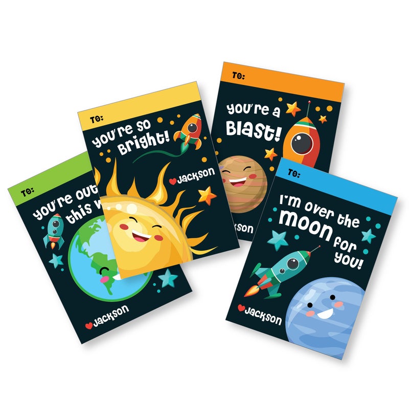 Space Valentine - Etsy