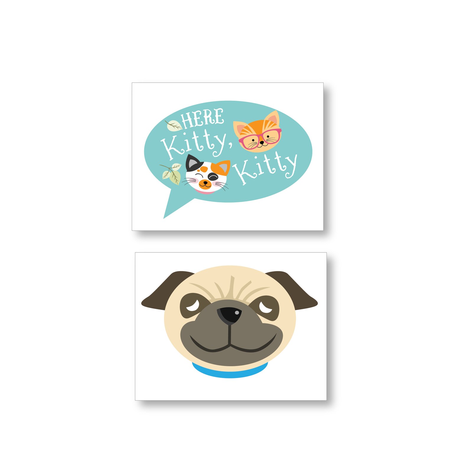 Cat Photo Booth Props Cat Kitten Birthday Props Instant - Etsy