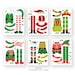 Christmas Elves 6 Articulated Paper Dolls Instant Download, Christmas ...