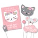 Cat Photo Booth Props - Cat - Kitten Birthday Props - Instant Download ...