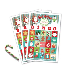 Ho, Ho, Ho BINGO Game - Let It Snow BINGO - Kid's Printable Bingo Game ...