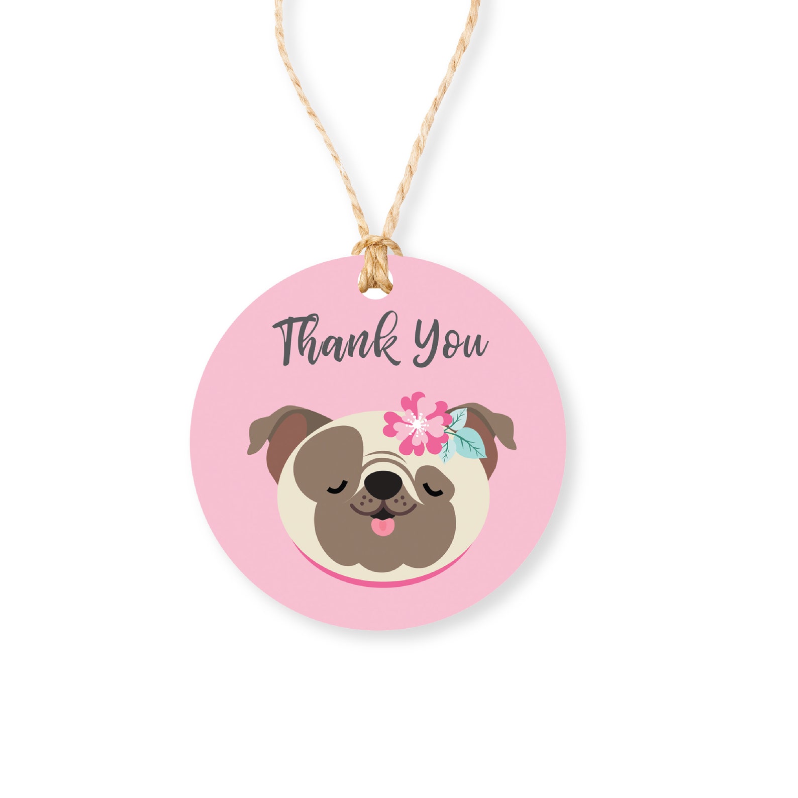 Dog Party Favor Tags, Puppy, Dog Birthday Printable Tag, Girl or Boy ...