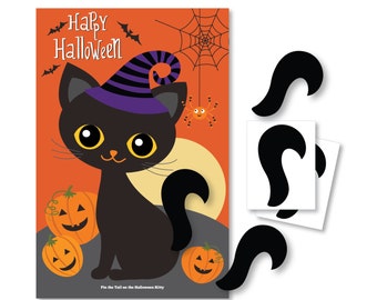 Halloween Cat Game - Etsy