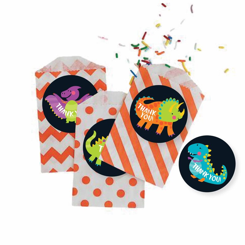 Dinosaur Party Favor Tags Dino Birthday Printable Tag Boys - Etsy