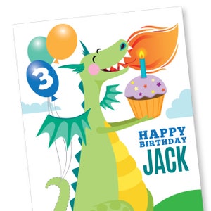 Pin the Tail on the Dragon- DIY Party Game for Boys and Girls, Digital ...