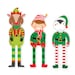 Christmas Elves 6 Articulated Paper Dolls Instant Download, Christmas ...