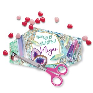 Geode Valentines Day Cards Printable DIY Card Classroom, Valentine ...