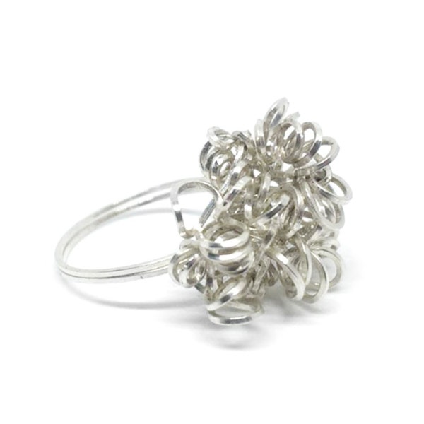 Unusual Silver Ring - Etsy
