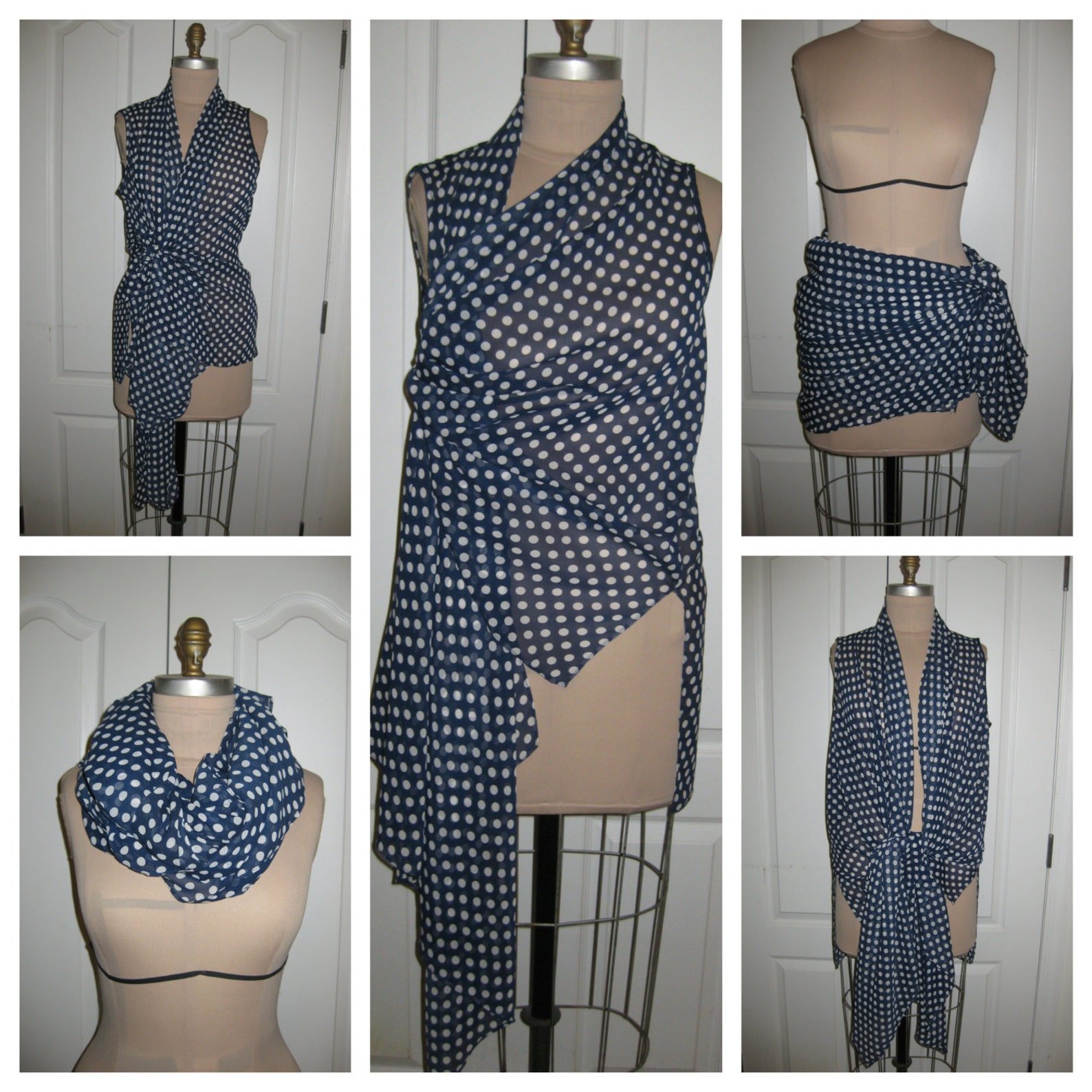 Multi-functional Wrap That Can Be Worn 20 Different Ways, From Summer ...