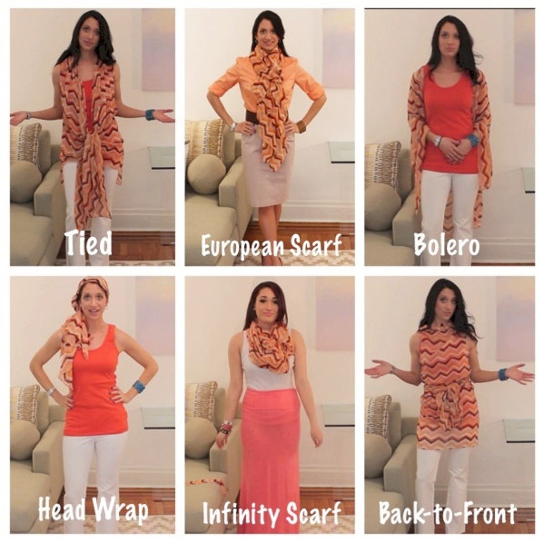 Multi-functional Wrap That Can Be Worn 20 Different Ways, From Summer ...