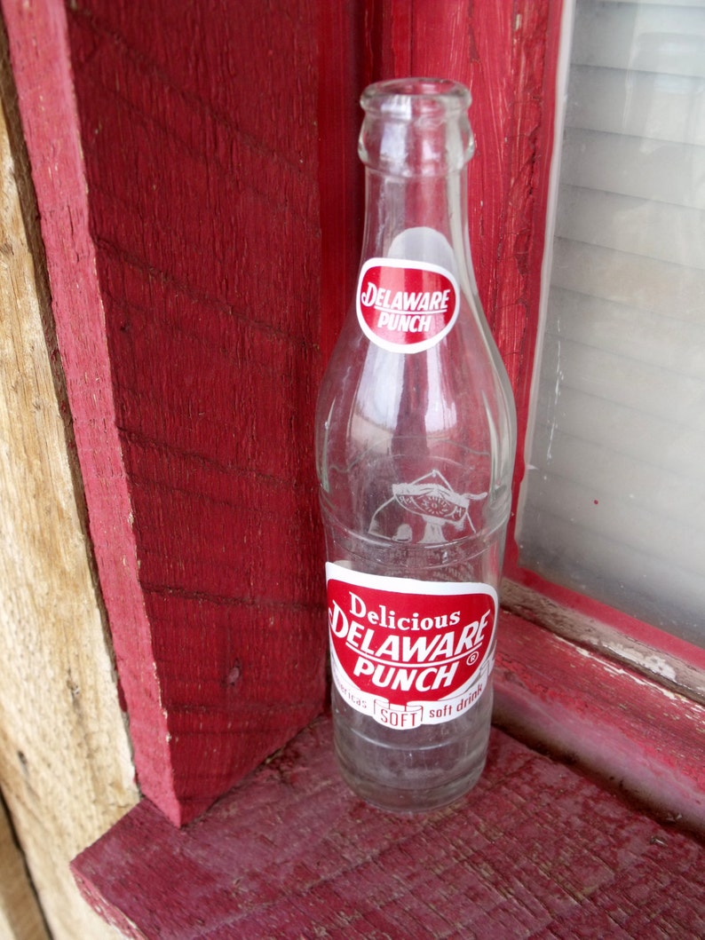 Vintage 10 fl oz Delaware Punch Bottle. Delicious Delaware | Etsy