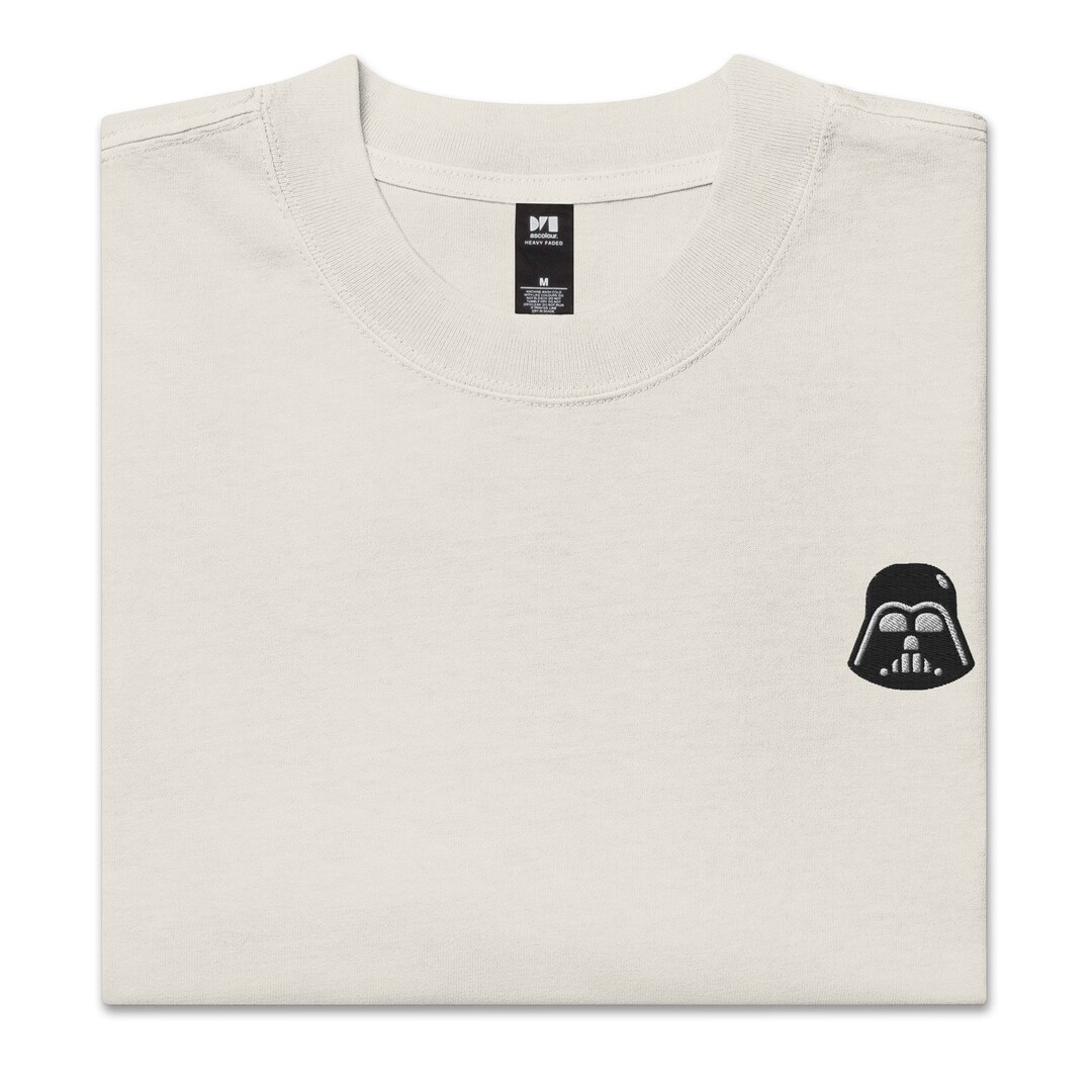 Unique Embroidered Darth Vader Star Wars T-shirt Oversized - Etsy