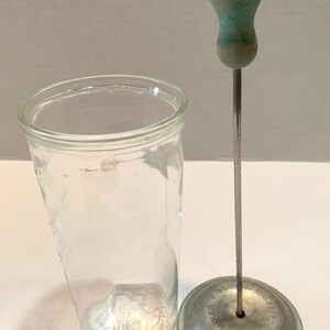 Vintage TODDY MAKER, Glass MIXER With Metal Lid, Farmhouse Kitchen ...
