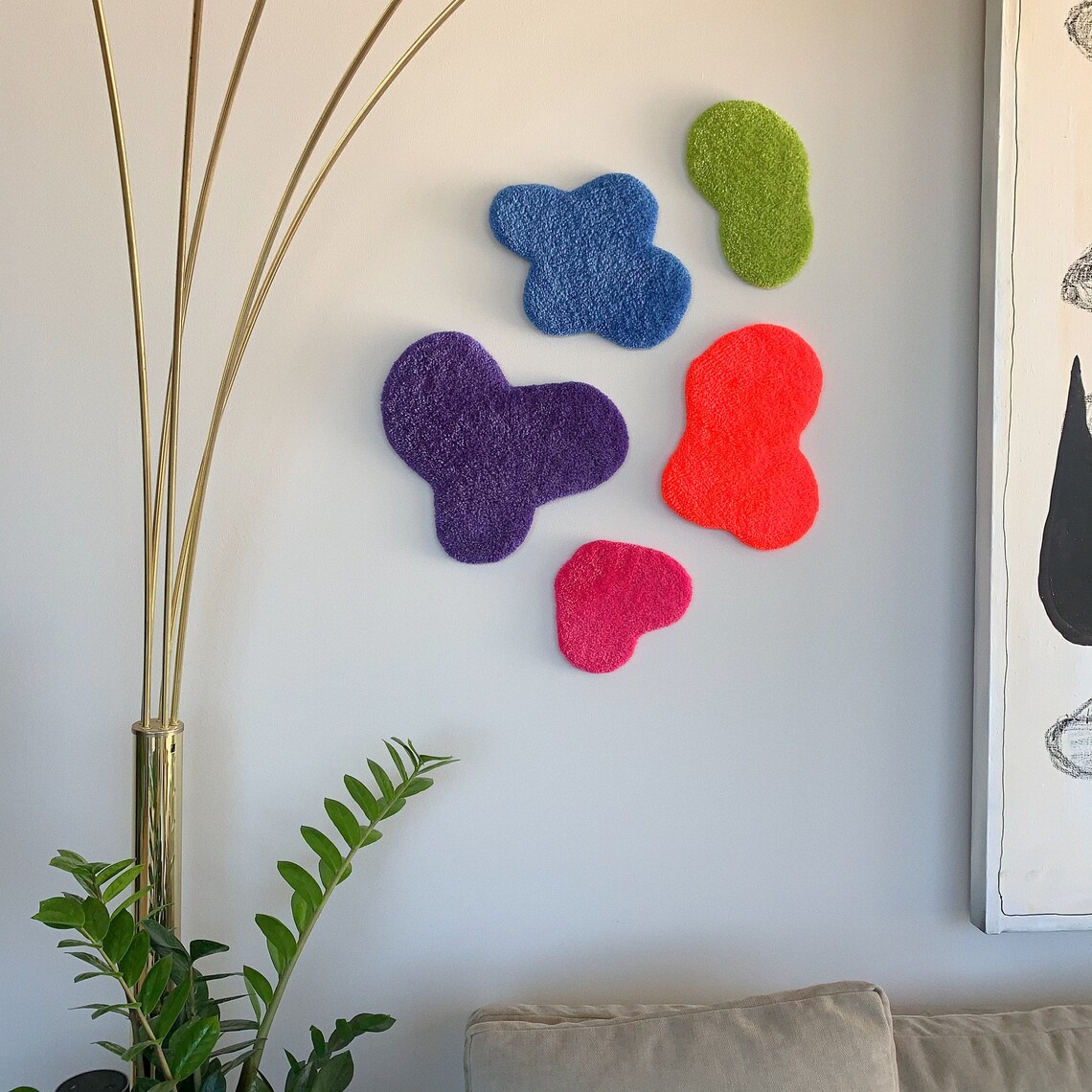 CUSTOM Set of 4 Wall Blobs | Etsy