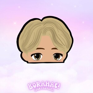 BTS Peeker Sticker - Etsy