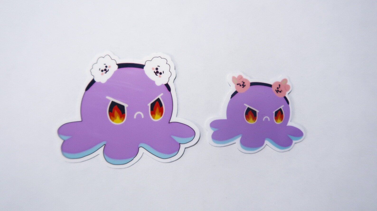 BT21 Angry Octopus Sticker | Etsy