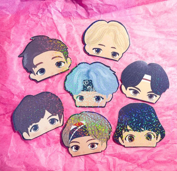 BTS Peeker Sticker | Etsy