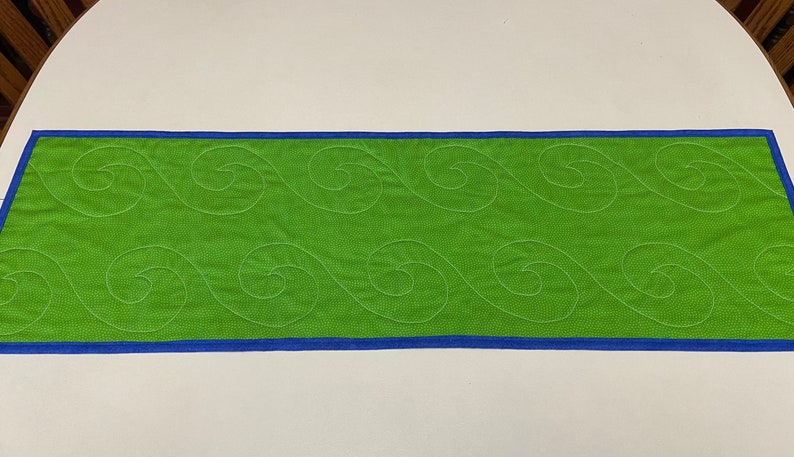 Quilted Pop Sickle Table Runner, Birthday Party Table Decor, Spring ...