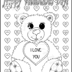 DIGITAL DOWNLOAD** Valentines Day Coloring Pages #1 Gifts Set ** - Etsy