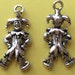 4 Clown Charms Antique Silver Tone SC1312 - Etsy UK