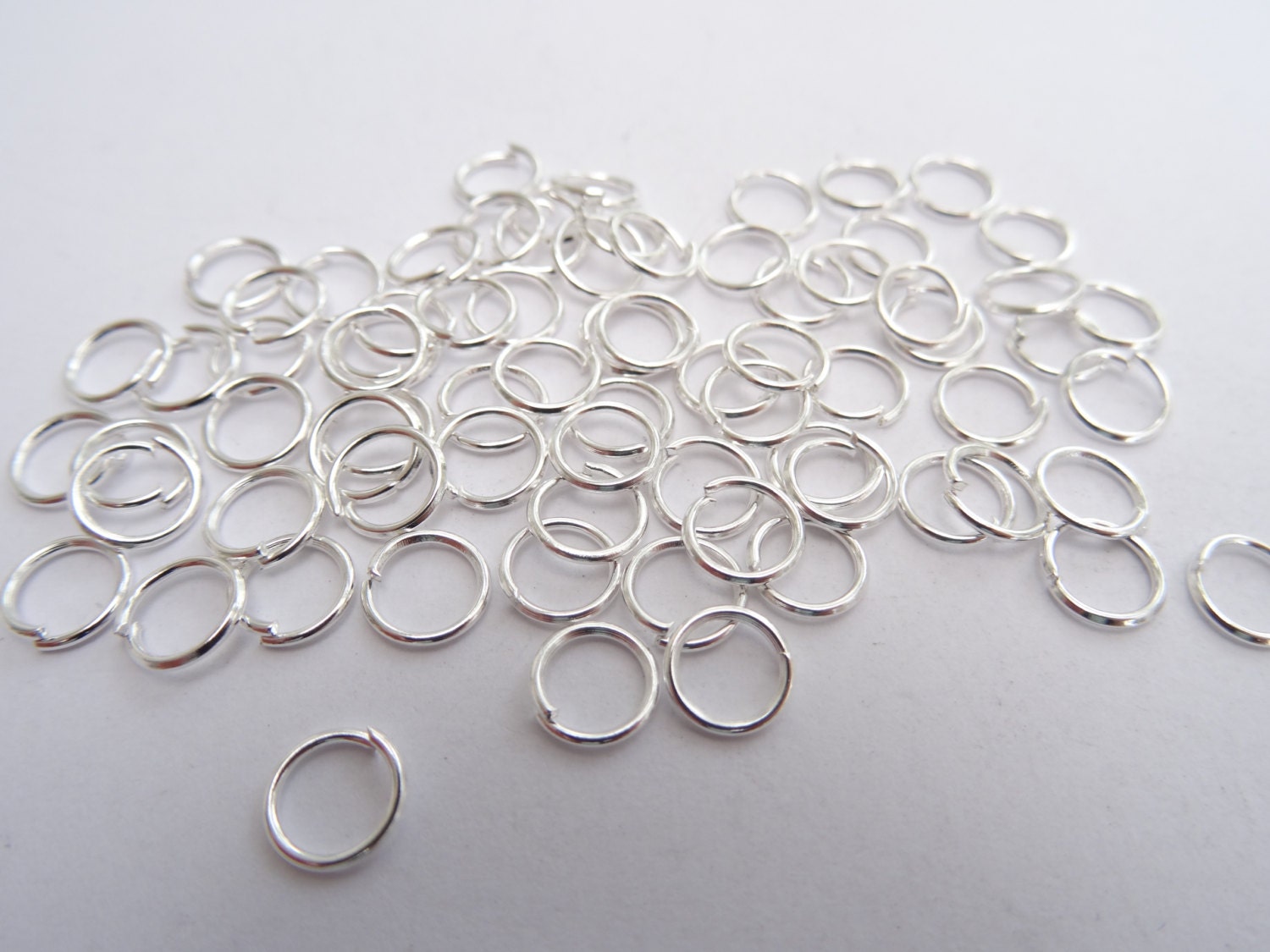BULK 200 Open Jump Rings 6mm Silver Plated 6 X 0.71mm FD20 - Etsy UK