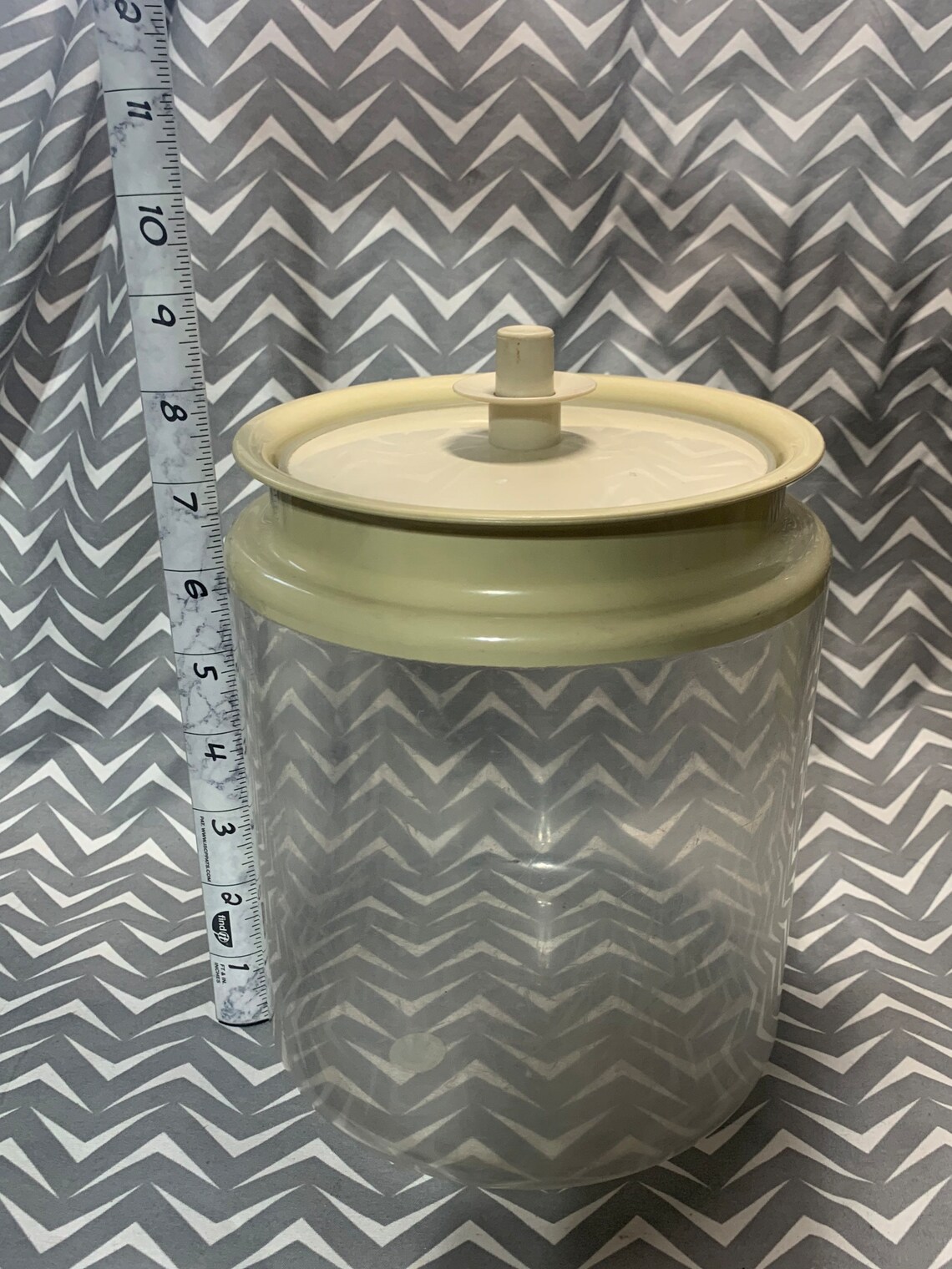 Tupperware Almond Acrylic Canister 13C - Etsy