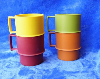 Vintage Stacking Coffee Cups - Etsy