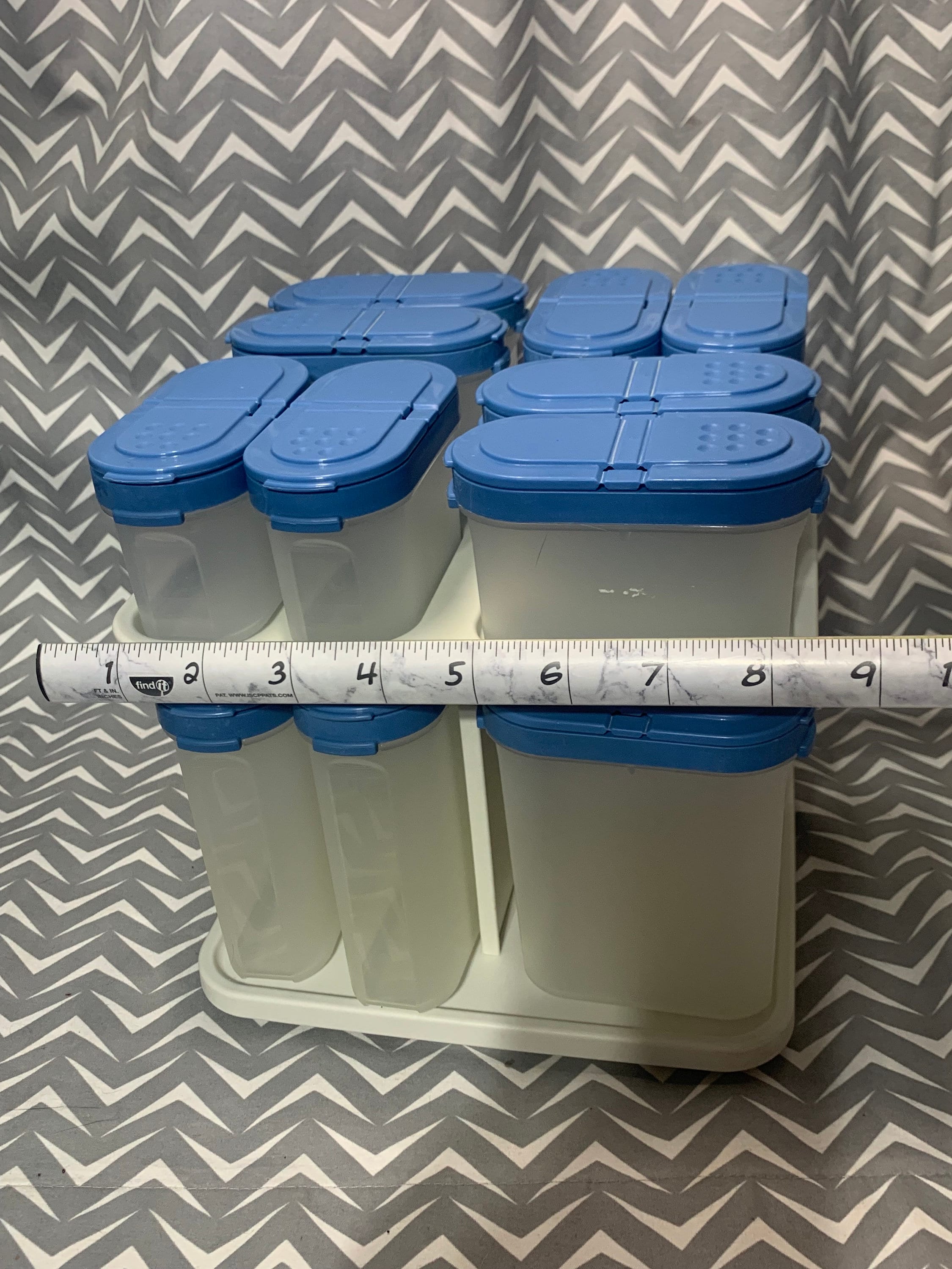 Tupperware Spice Caddy and Spice Jars Containers - Etsy