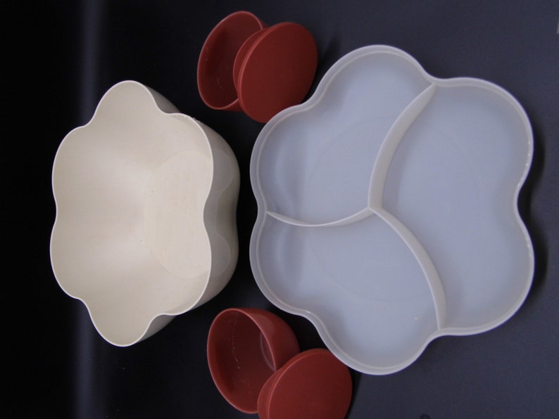 Tupperware Open Home Collection Chip Dip Salad Set - Etsy