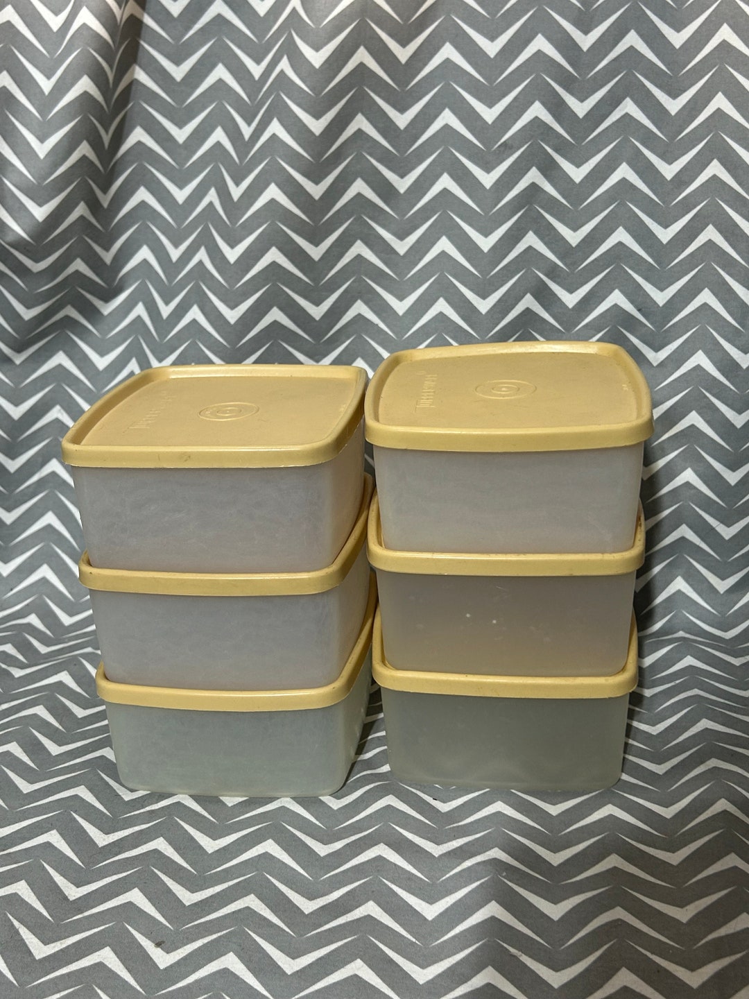 Vintage Pastel Tupperware Freezer Keepers - Etsy