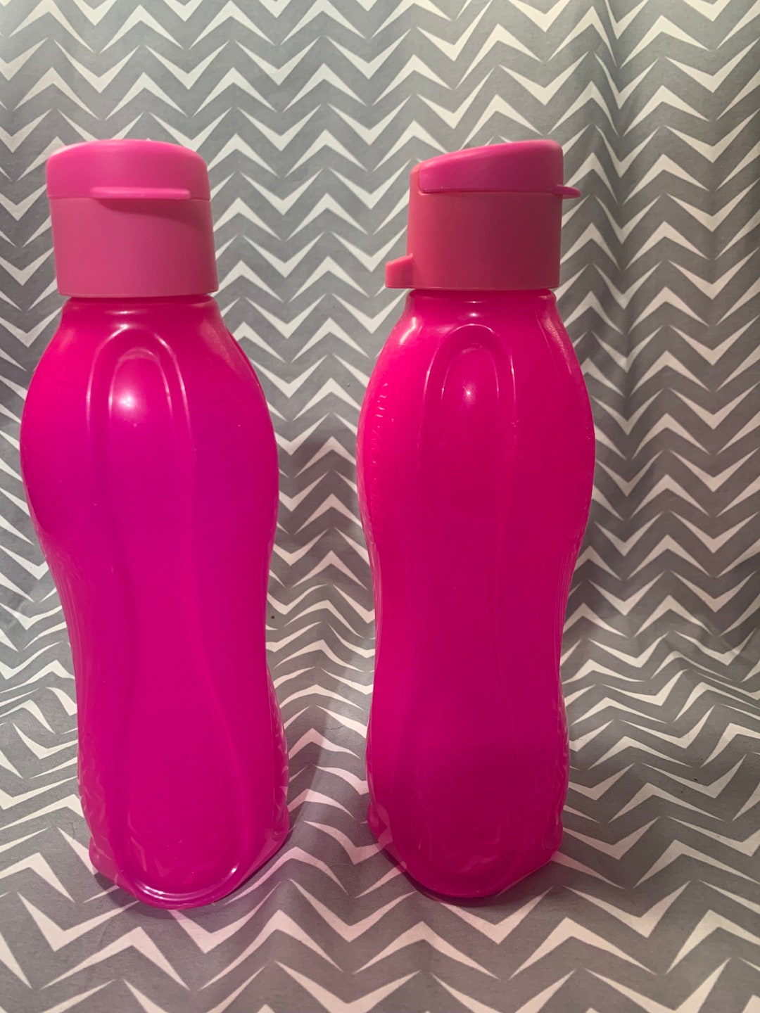 Tupperware Eco Hot Pink Water Bottles (2) - Etsy