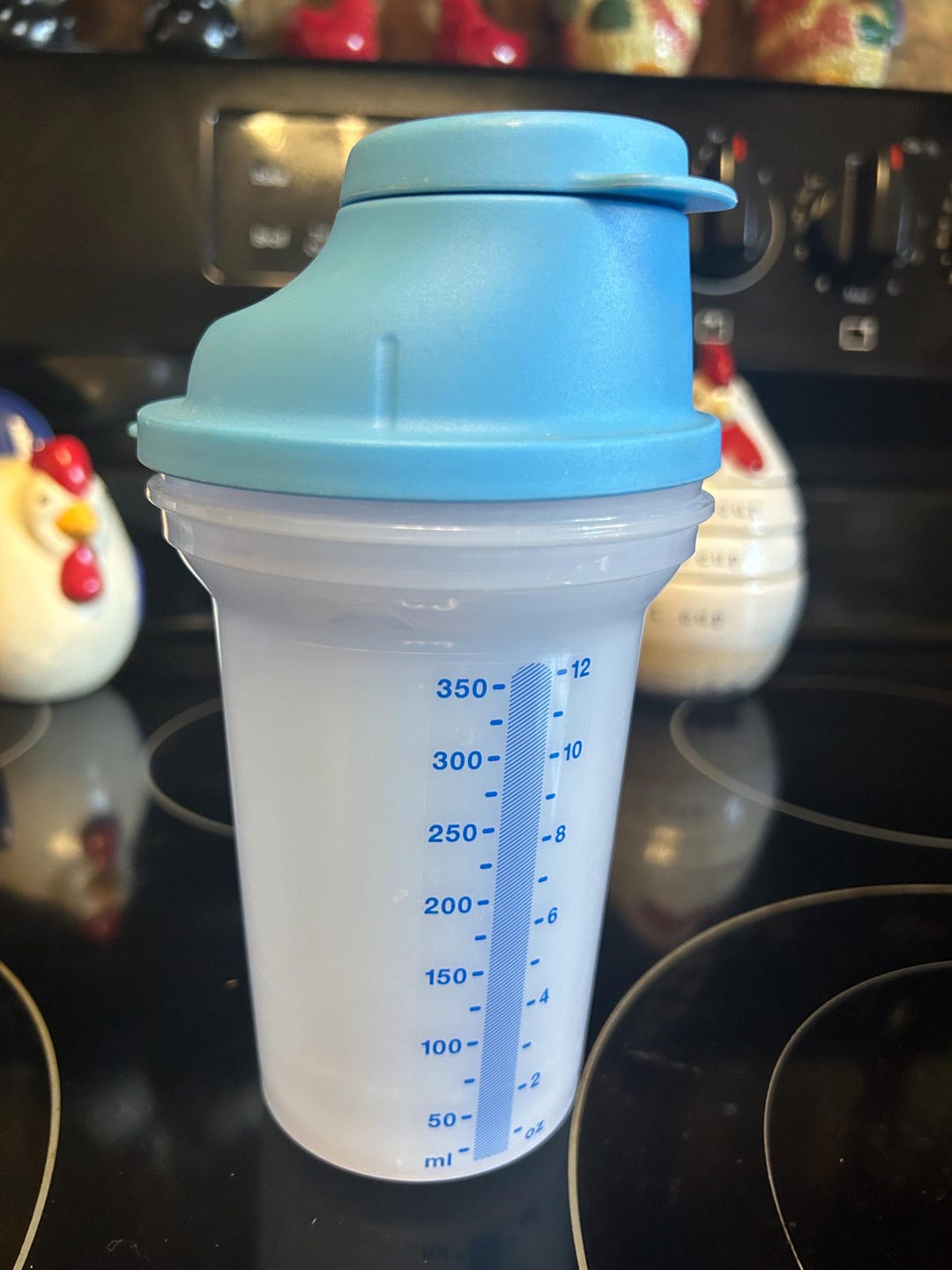 Tupperware Quick Shake Blender Mixing Cup Blue - Etsy