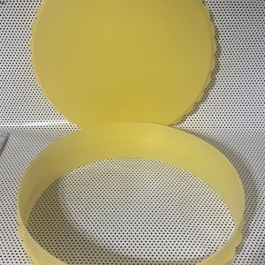 Tupperware Yellow Pie Stacker Cake Stand - Etsy