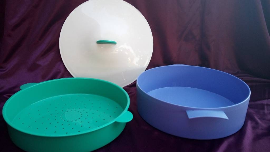 Tupperware Microwave Steamer Family Size - Etsy